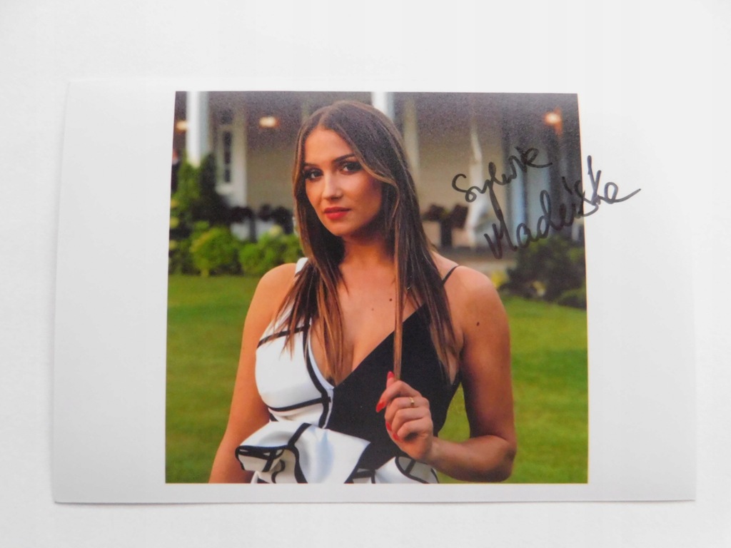 Sylwia Madeńska - oryginalny autograf - 11301088808 - oficjalne archiwum Allegro