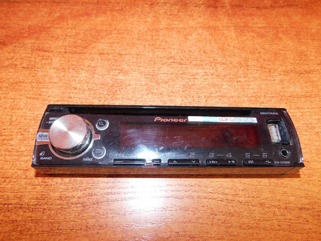 panel radia PIONEER DEH-X3700UI MIXTRAX - 6963730779 - oficjalne archiwum Allegro