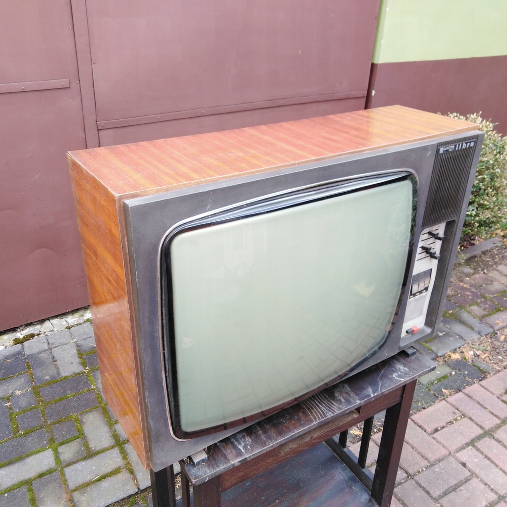 Stary telewizor unitra libra PRL - 8834666059 - oficjalne archiwum Allegro