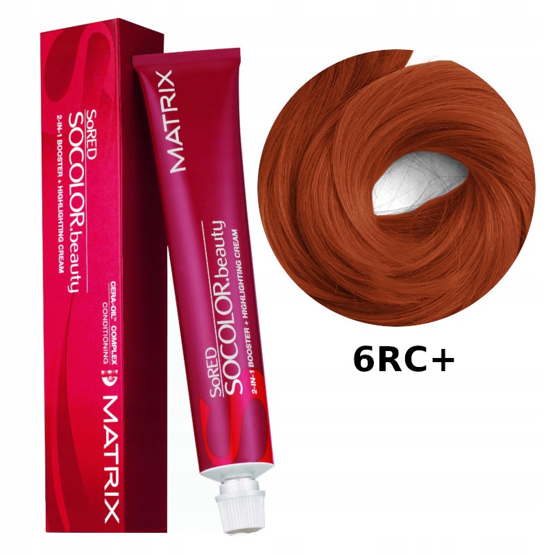 MATRIX SOCOLOR SO.COLOR FARBA DO WŁOSÓW 6RC+ 90ML - 8470094026 ...