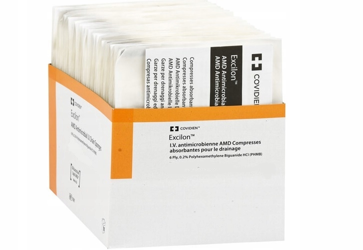 Excilon AMD 10x10 cm opatrunek z krzyżykiem 50szt - 11939524296 ...