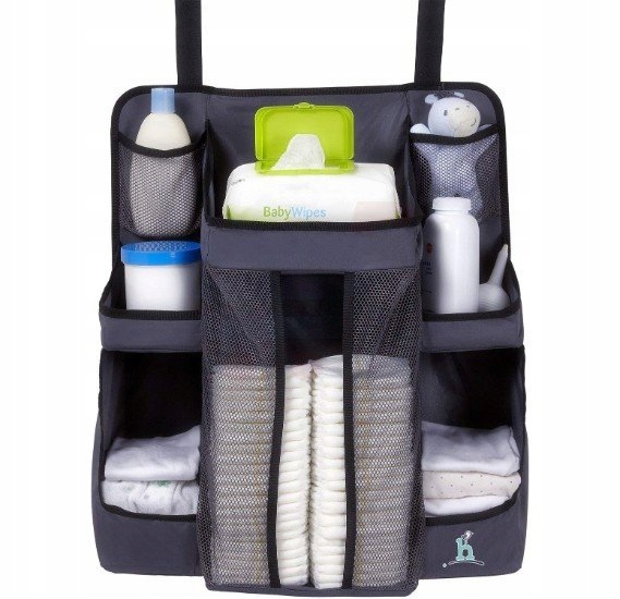 Przybornik do łóżeczka ORGANIZER na łóżeczko(I013) - 8633785794 - oficjalne archiwum Allegro