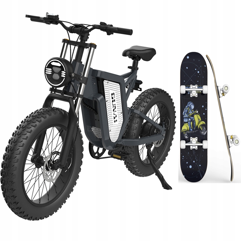 2000W 48V 25AH Rower Elektryczny MTB Hulajnoga - 12571168805 ...