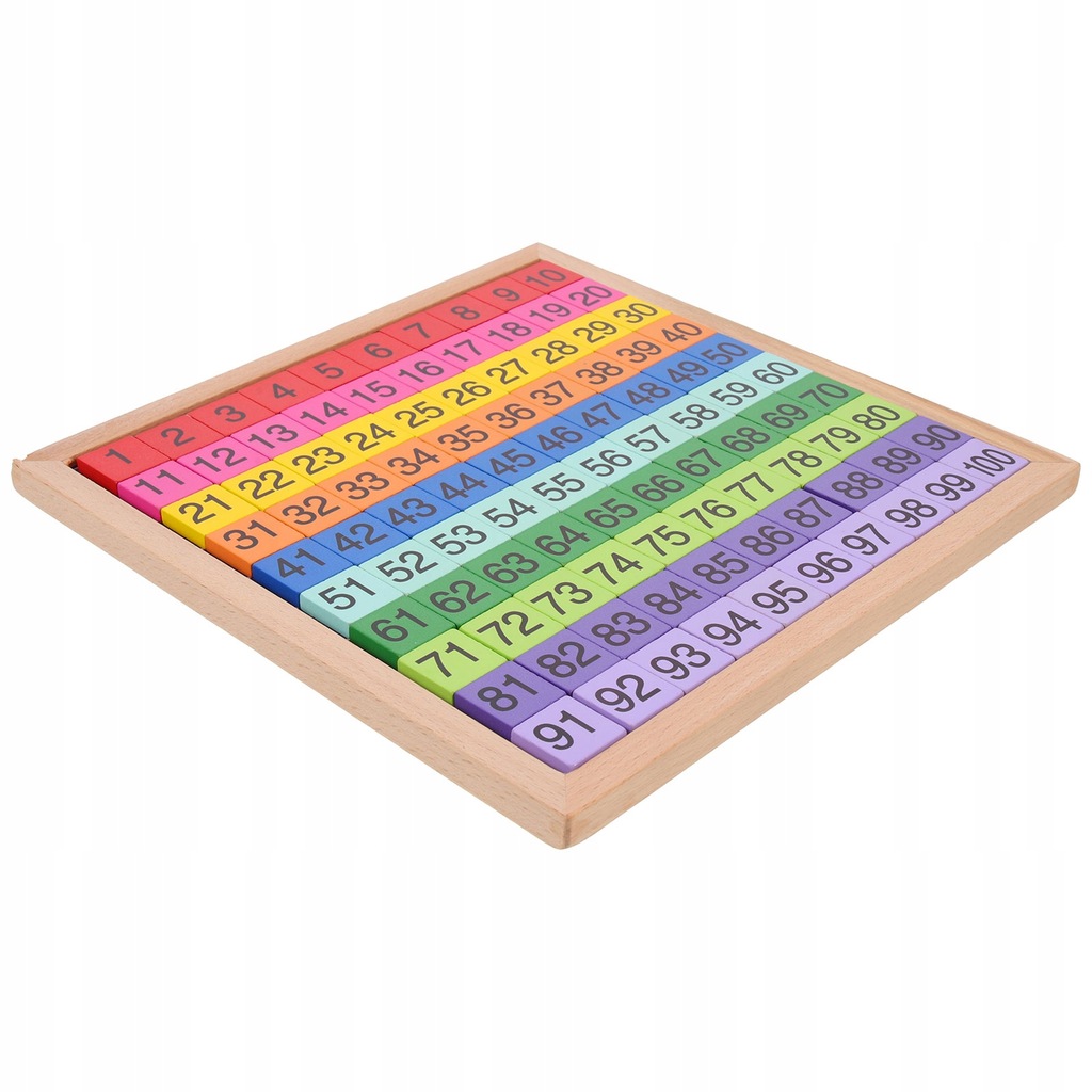PUZZLE TOY WOODEN MATH NUMBER COUNTING BOARD - 14632446260 - oficjalne ...