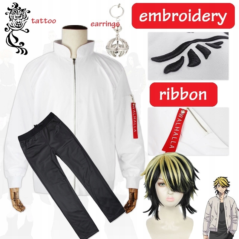 Tokio revengers cosplay kazutora hanemiya peruka k - 14470355016 ...