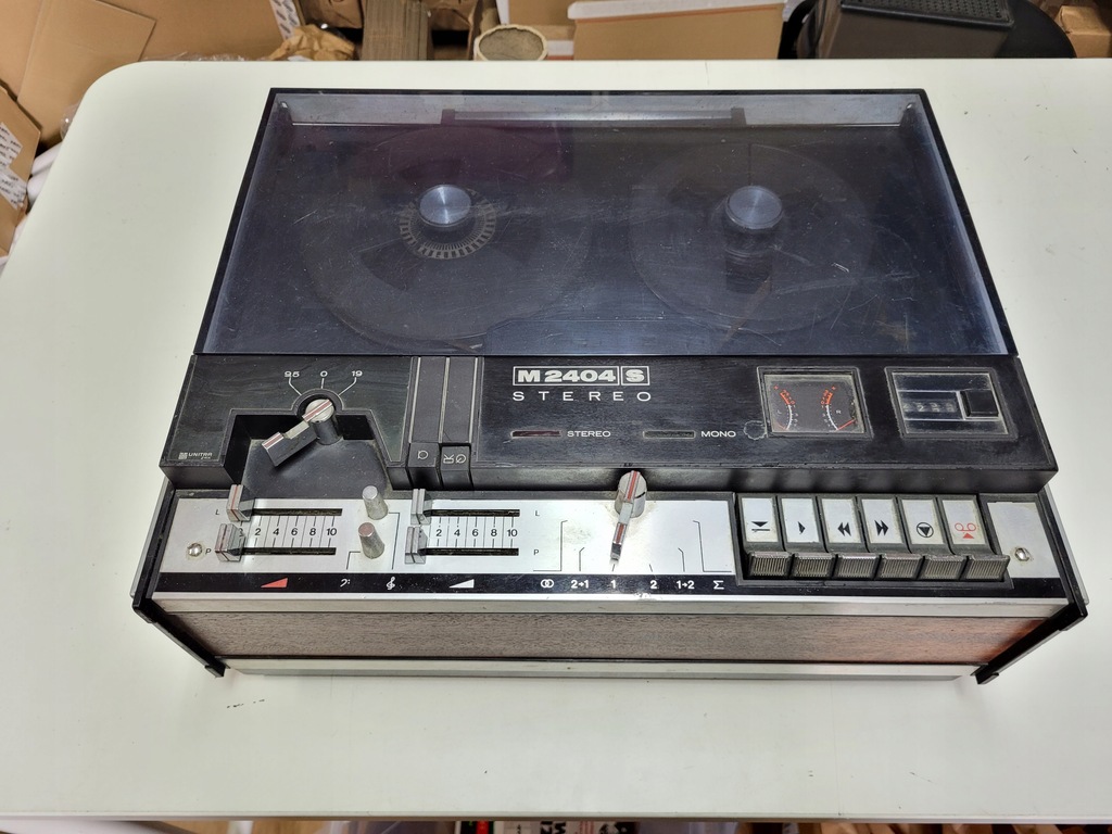 Magnetofon szpulowy Unitra M2404S srebrny - 13619885389 - oficjalne ...