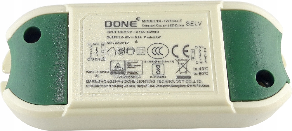Zasilacz LED driver LED 7W 2-3x3W 700mA - 7722186265 - oficjalne archiwum Allegro