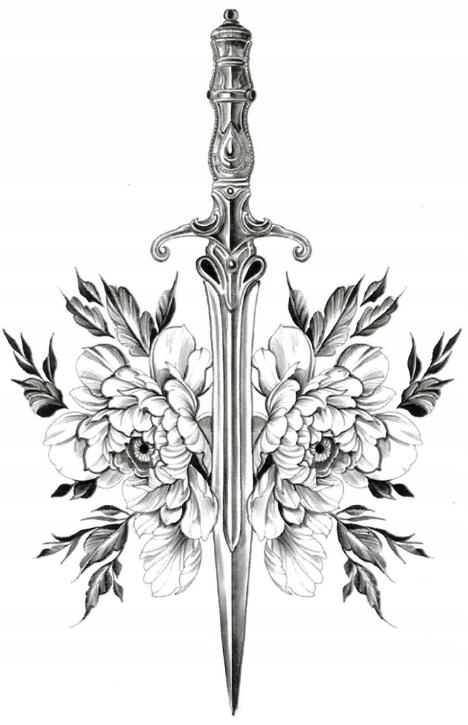 Купить Съемная татуировка меча с насечкой Тачи Экскалибур.: отзывы, фото и характеристики на ...