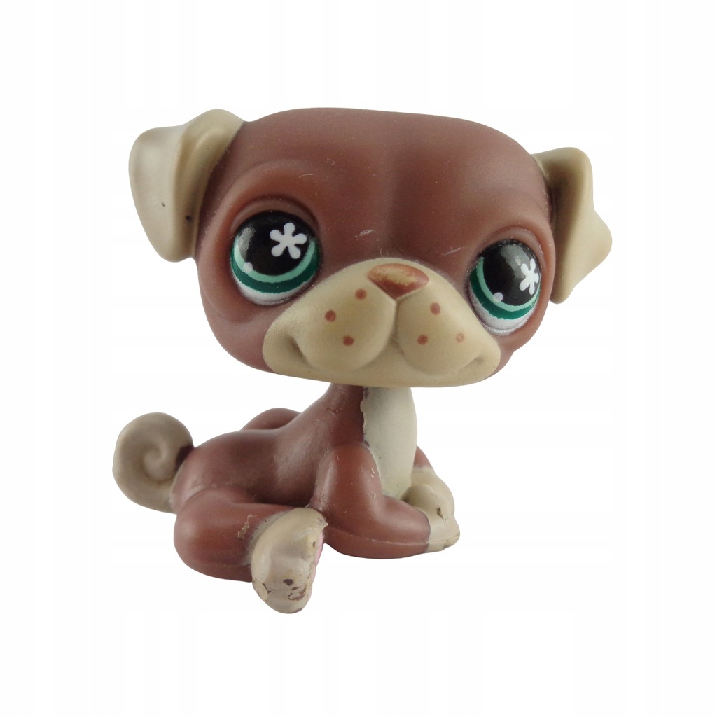 LITTLEST PET SHOP LPS FIGURKA - Pies Piesek Mops #889 [j380 ...