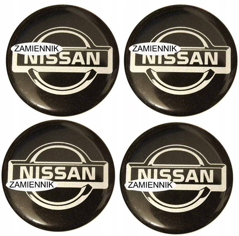 EMBLEMATY naklejki felgi kołpaki dekle NISSAN 55 - 11355601103 - oficjalne archiwum Allegro