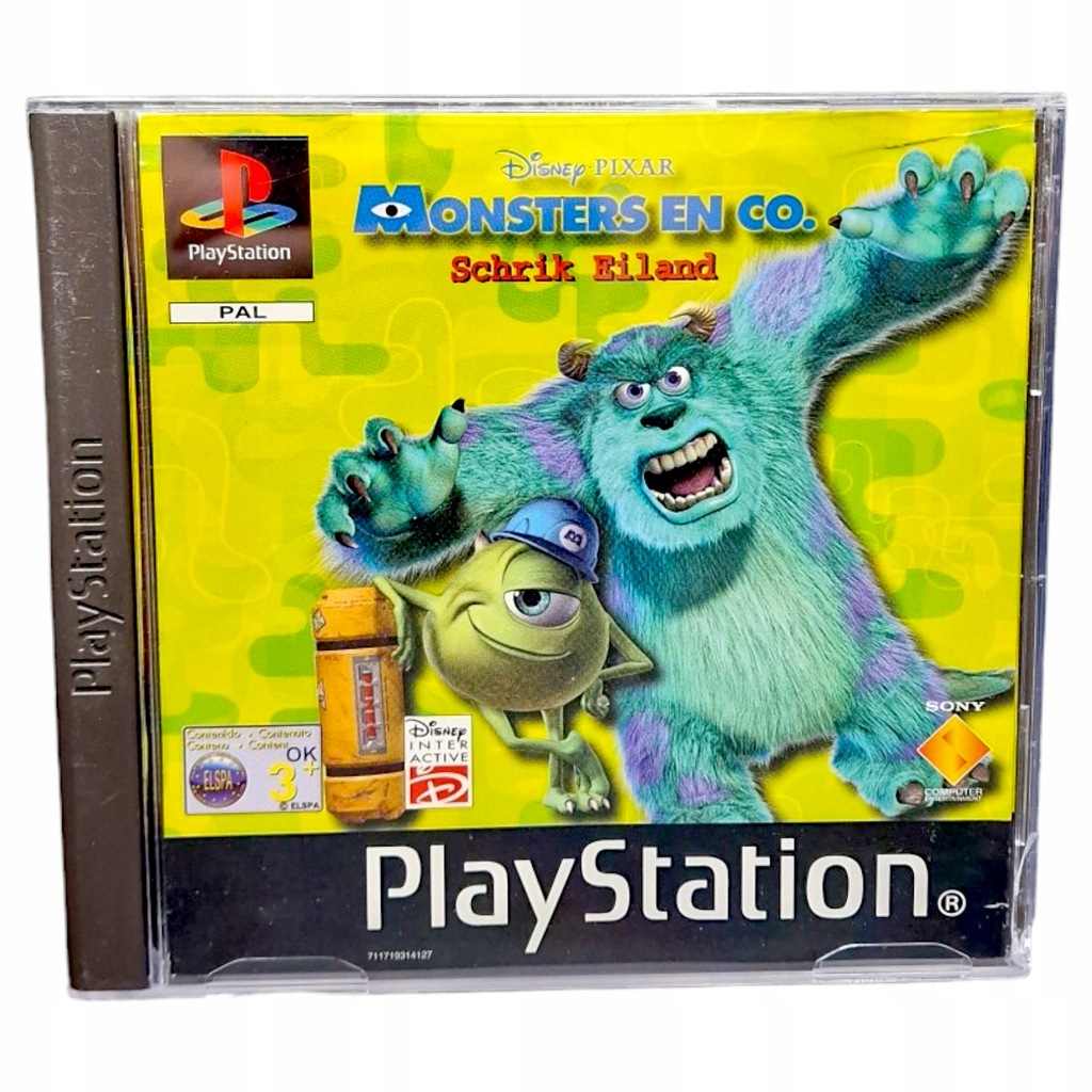 Gra Disney's / Pixar Monsters Sony PlayStation Potwory i spółka (PSX ...