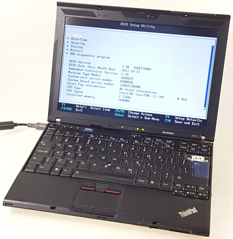 Laptop LENOVO THINKPAD X201i 2GB i5-460M - 13056619332 - oficjalne ...
