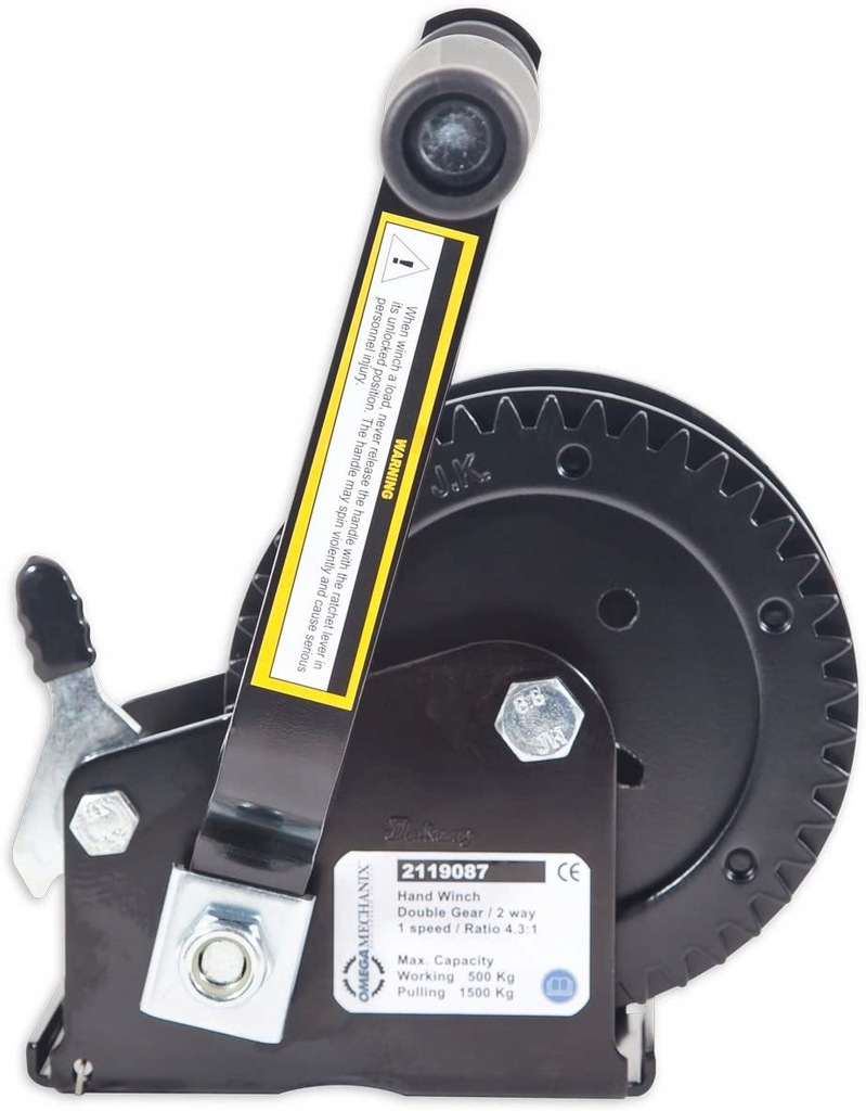Omega Mechanix 2119087 Wciągarka ręczna 1500kg - 11943958913 ...