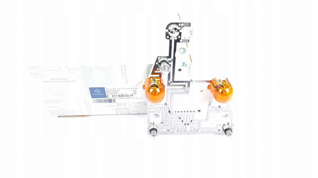 MERCEDES W211 WKŁAD LAMPY TYŁ LEWY LISTWA ŻARÓWK - 13368879799 ...