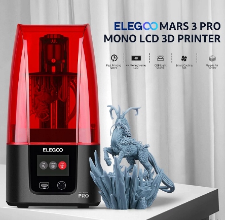 Drukarka 3D ELEGOO MARS 3 PRO - 13746597142 - oficjalne archiwum Allegro