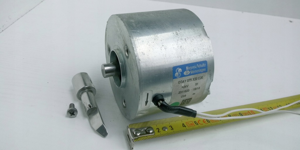 Elektromagnes obrotowy GDAY 075 X20 E20 Magnet 24V - 11803680029 - oficjalne archiwum Allegro