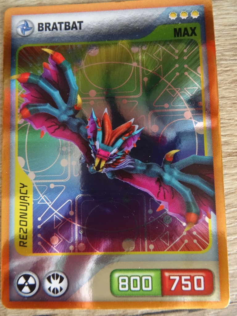 Karta INVIZIMALS Nowa drużyna __ BRATBAT _ 251 - 13035822427 ...