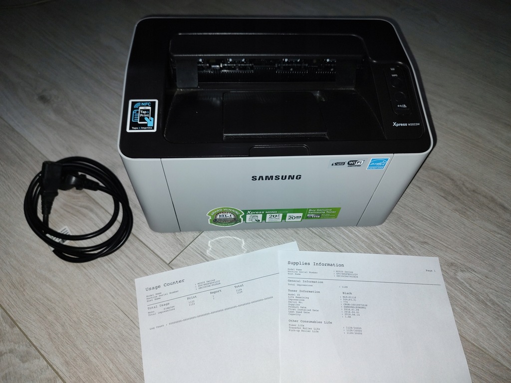 Drukarka SAMSUNG Xpress M2022W jak nowa 1128 Stron - 12719992725 - oficjalne archiwum Allegro