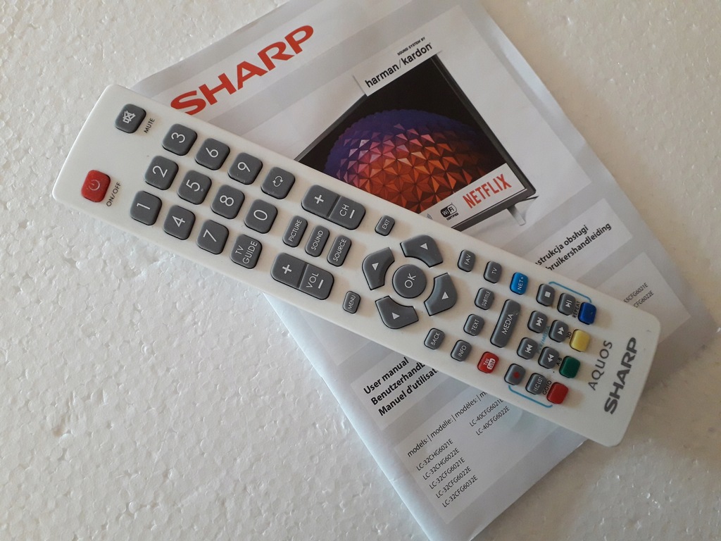Pilot SHARP do TV LC-40CFE6242E radiowy - 8537255116 - oficjalne ...