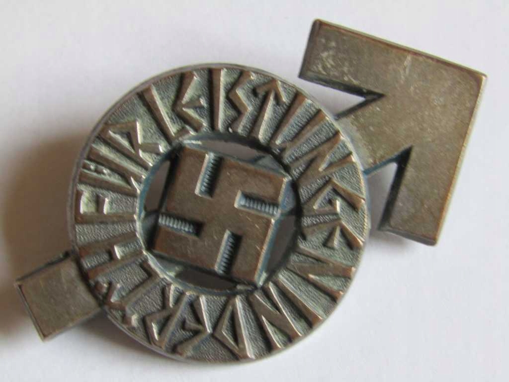 NIEMCY III - RZESZA ,ODZNAKA HITLERJUGEND , ORYGINAŁ . - 16970760317 ...