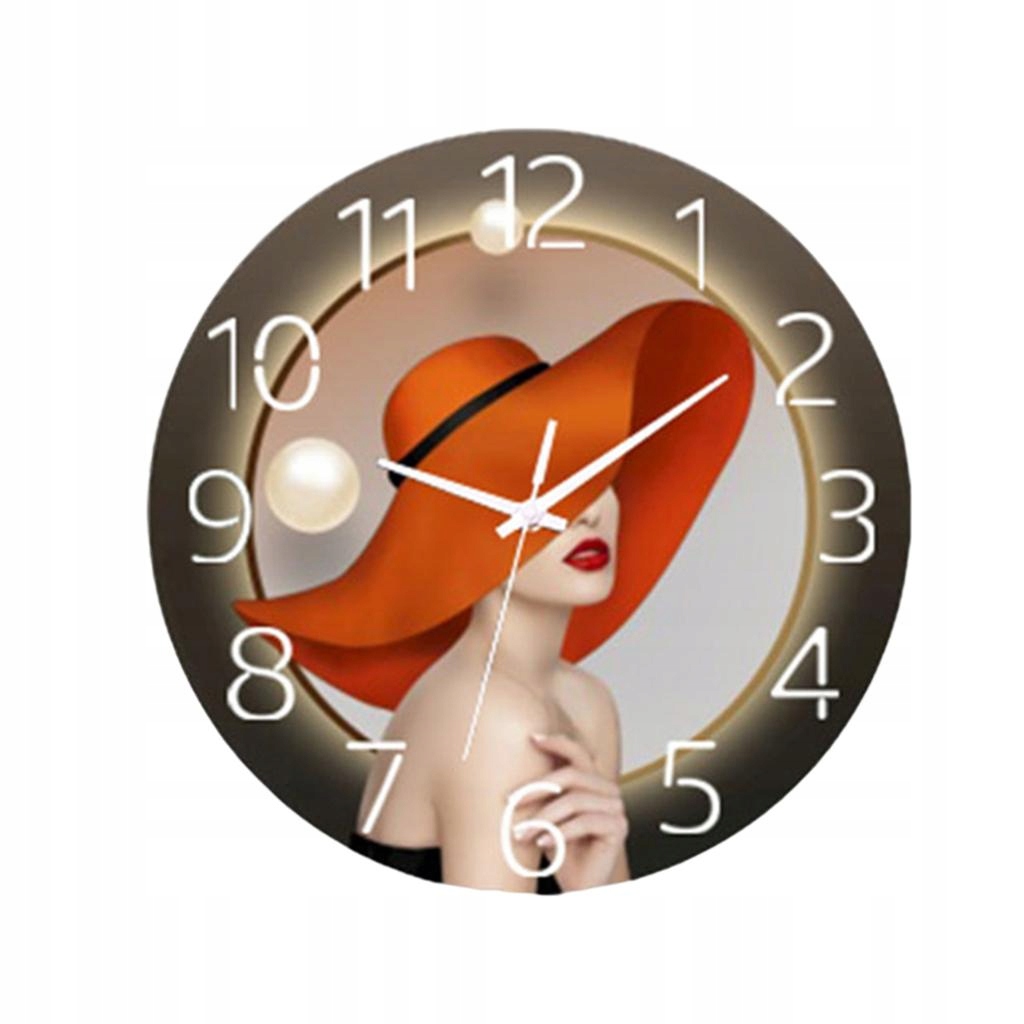 Large Wall Clocks for Living Room Decor Big Modern Clock Battery Lady ...