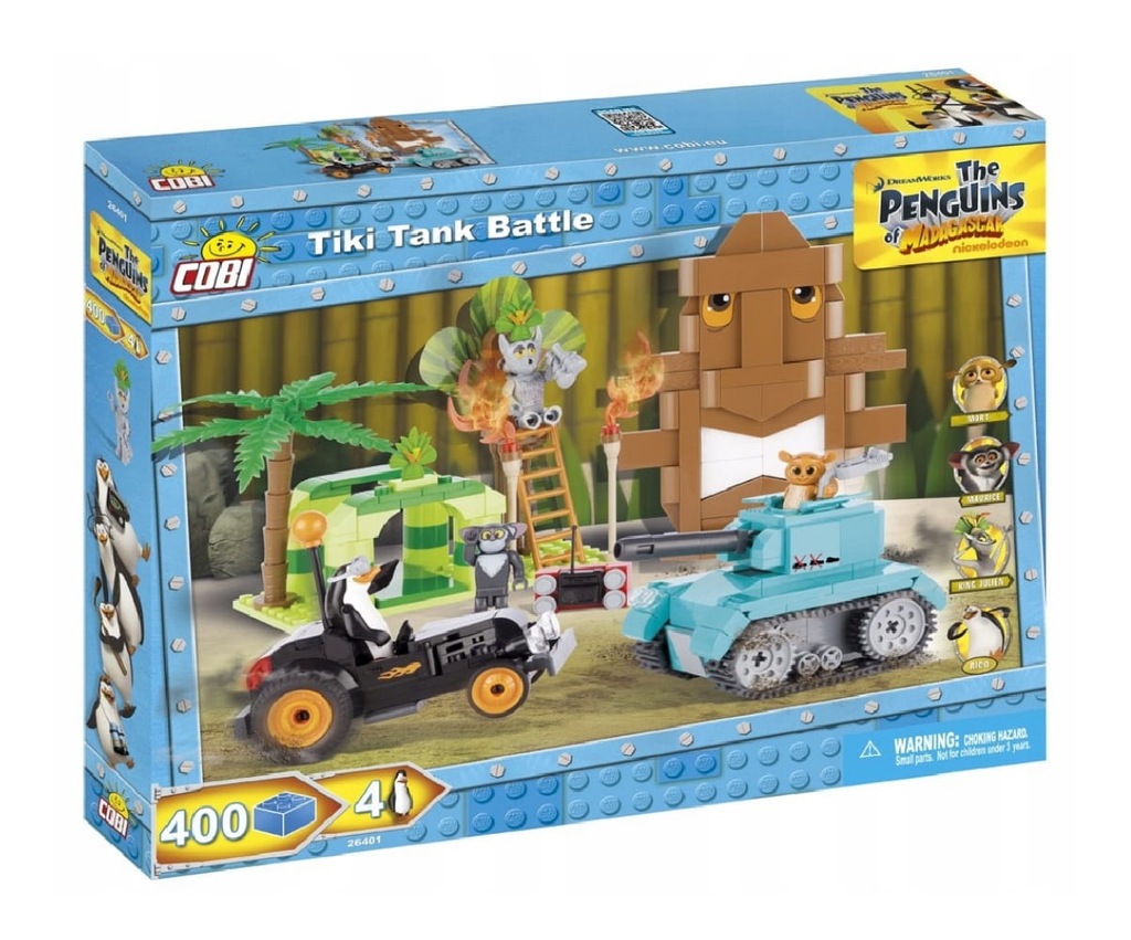 PINGWINY 26401 TANK BATTLE 400KL COBI KLOCKI CZOŁG - 13719485740 ...