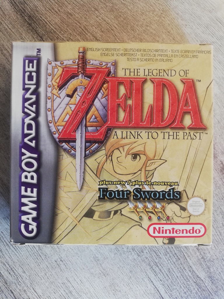 Zelda Link to the Past Four Swords ! Nintendo Game Boy Advance GBA BOX ...