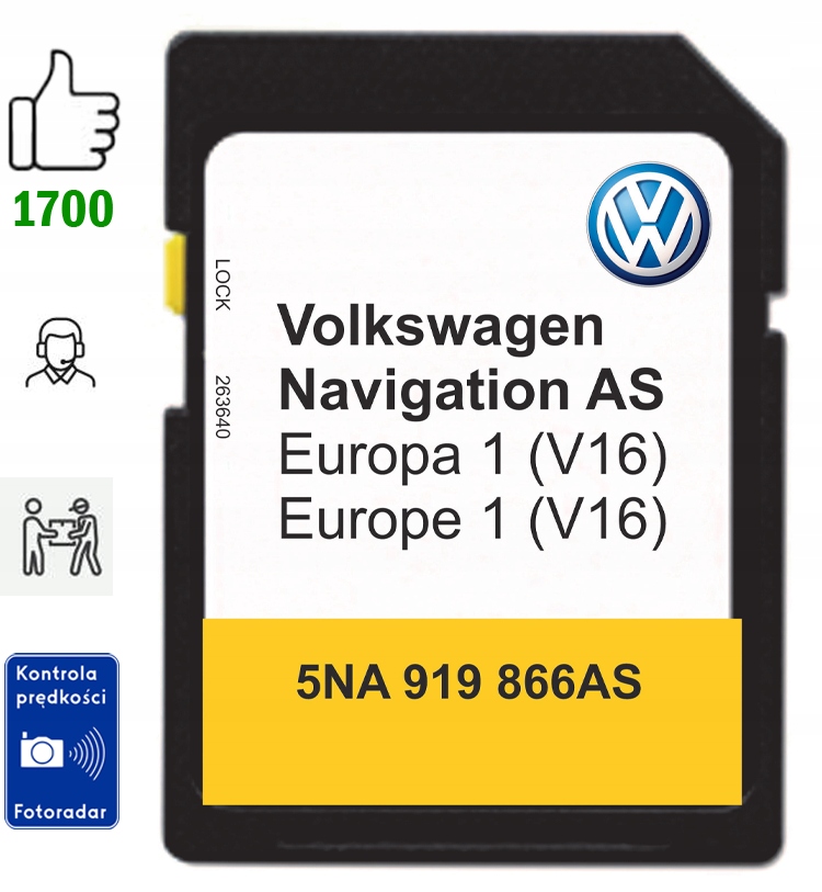 MAPA VOLKSWAGEN VW AS V16 EU 2023 PASSAT GOLF POLO - 12154840571 ...