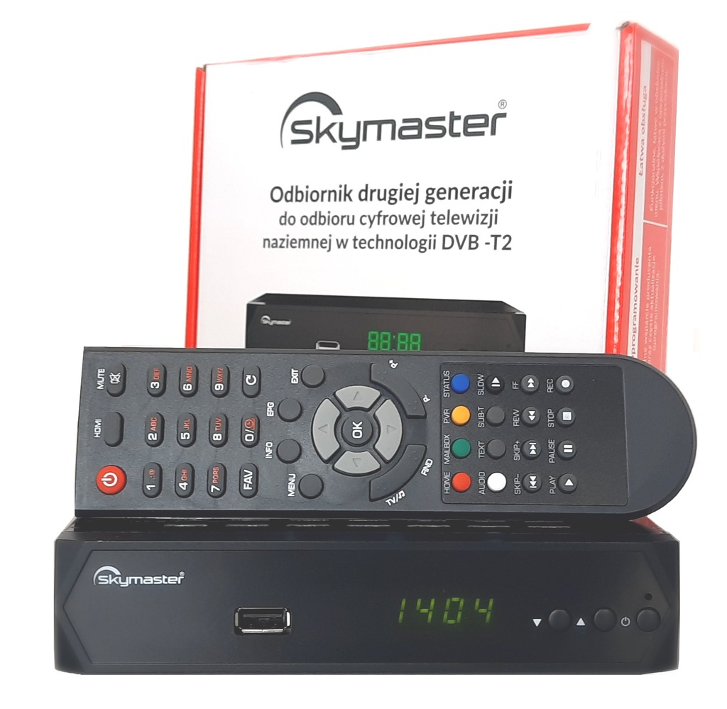 OUTLET Tuner DVB-T2 Skymaster stb n2 - 12693315460 - oficjalne archiwum Allegro