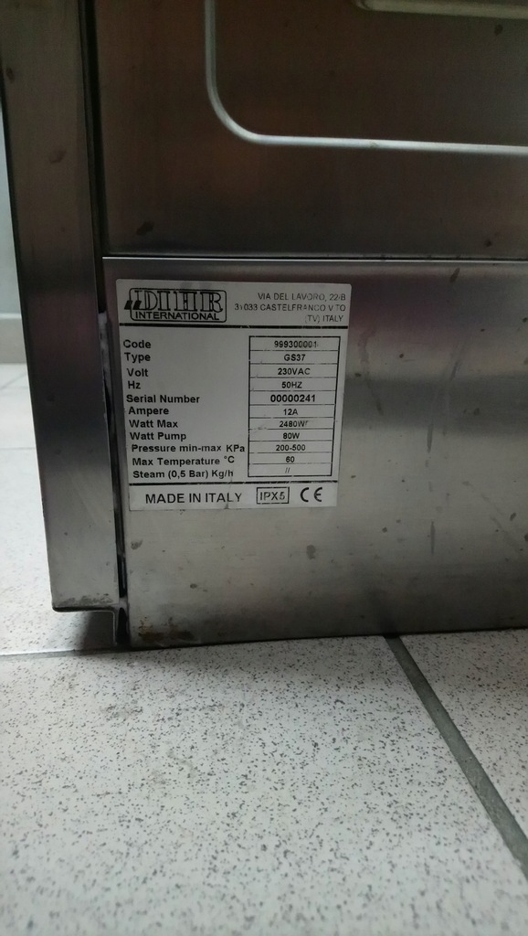 ZMYWARKO WYPARZARKA DIHR GS 37 OKAZJA !!! - 7825911717 - oficjalne archiwum Allegro