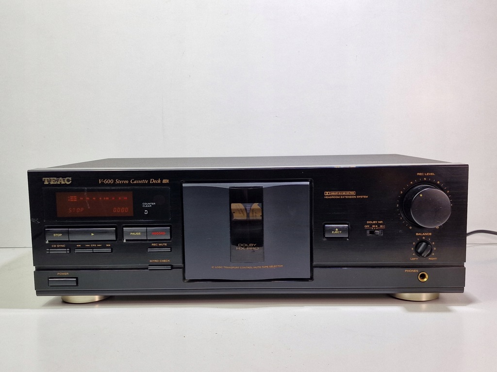 CD + Cassette Deck magnetofon Teac TEAC V-600 - 13063407414 - oficjalne ...