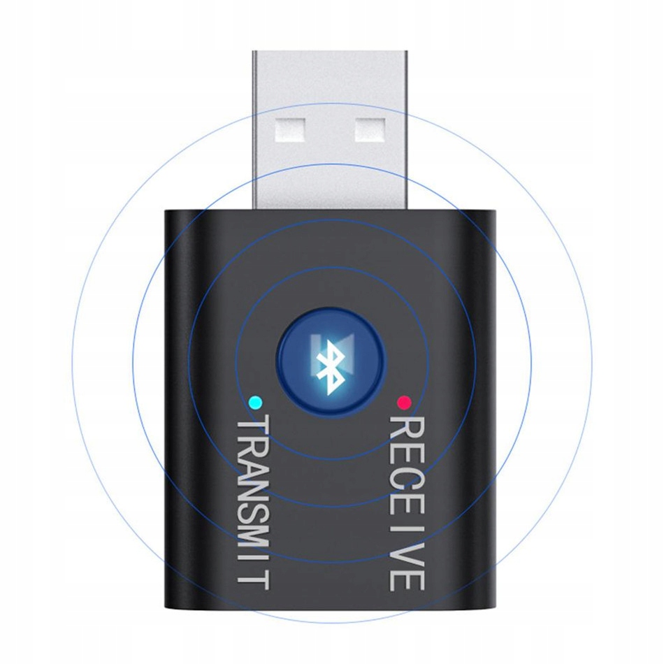 TRANSMITER BLUETOOTH 5.0 ODBIORNIK + NADAJNIK 2w1 - 13275556593 ...