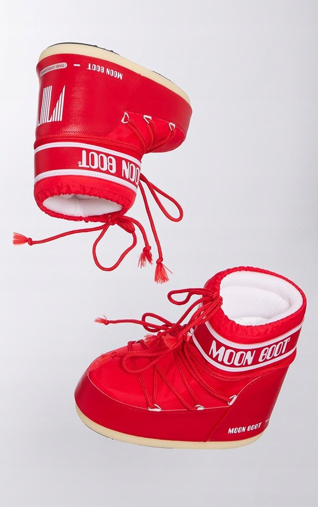 E11Z001 CZERWONE ŚNIEGOWCE NISKIE MOON BOOT 39-41 - 13340416380 ...