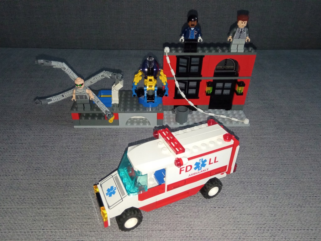 lego spider-man 4857 - doc ock's fusion lab UNIKAT - 11622261744 ...