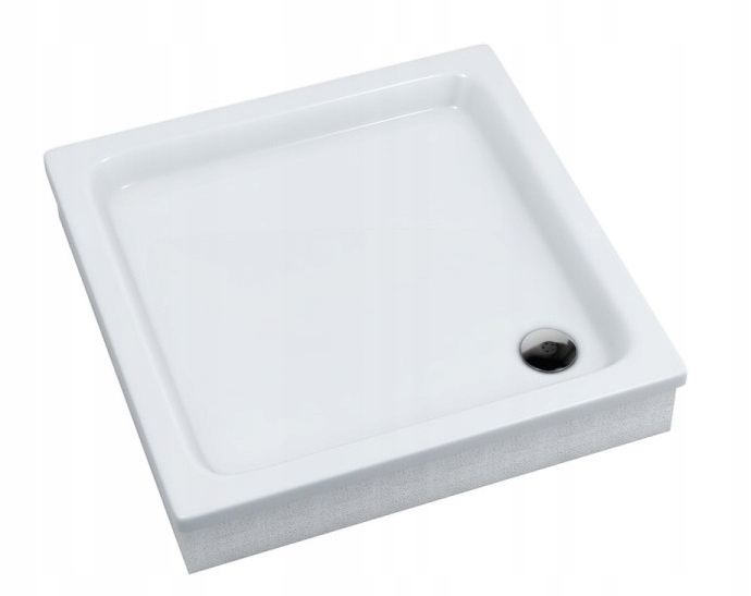 POLSKI brodzik kwadratowy 80x80 wysoki 17 głęboki 7 cm - NA STYROPIANIE ...