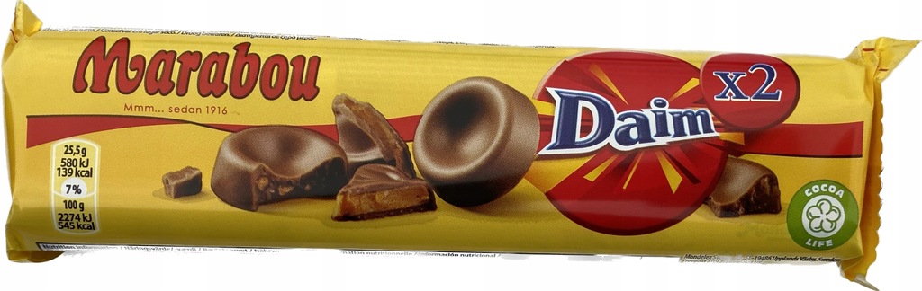 Cukierki Marabou z Daim z Chrupiącym Karmelem 134g - 13950410439 ...