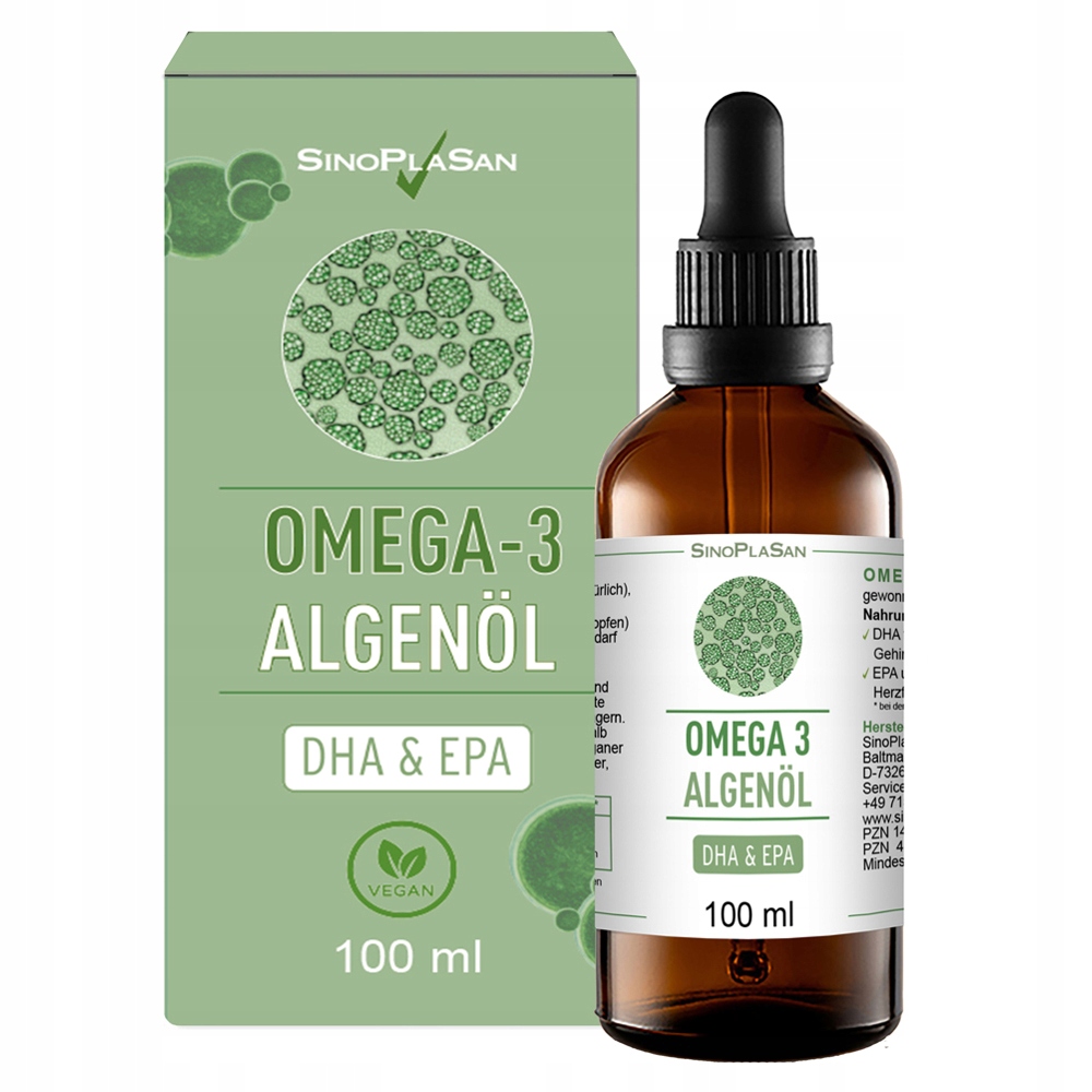 Sinoplasan Olej z alg Omega-3 DHA 399,2 mg EPA 214 mg 100 ml - 14918425759 - oficjalne archiwum ...
