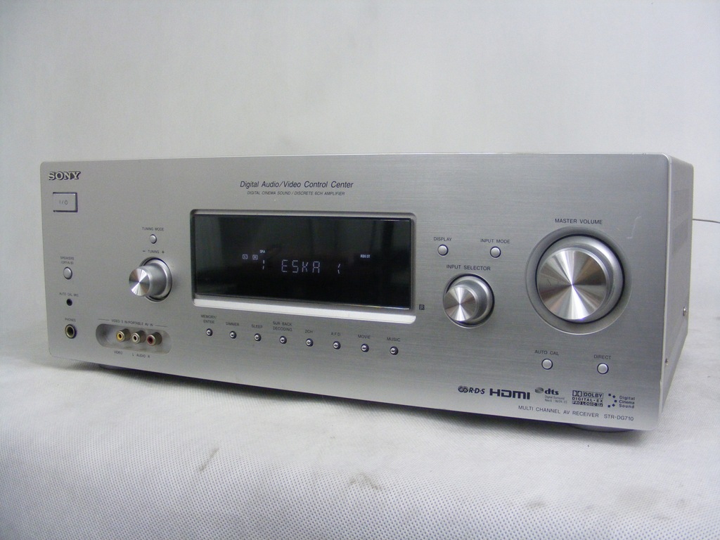 Amplituner SONY STR-DG710 RDS/DTS/HDMI - 12621390697 - oficjalne ...