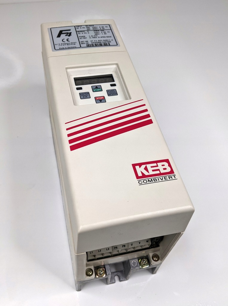 Falownik KEB COMBIVERT F4 07.F4.S1D-3420/1.2 0,75k - 11359042382 ...
