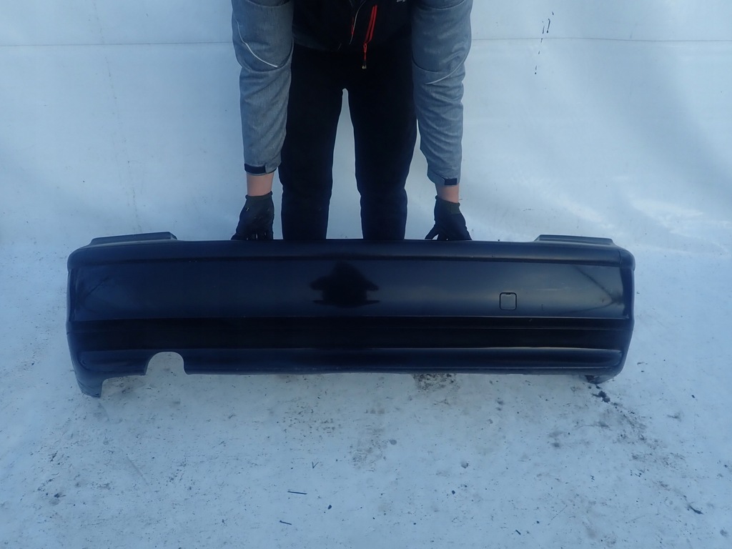 BMW E46 COMPACT ZDERZAK TYŁ TYLNY + BELKA - 8725621418 - oficjalne archiwum Allegro