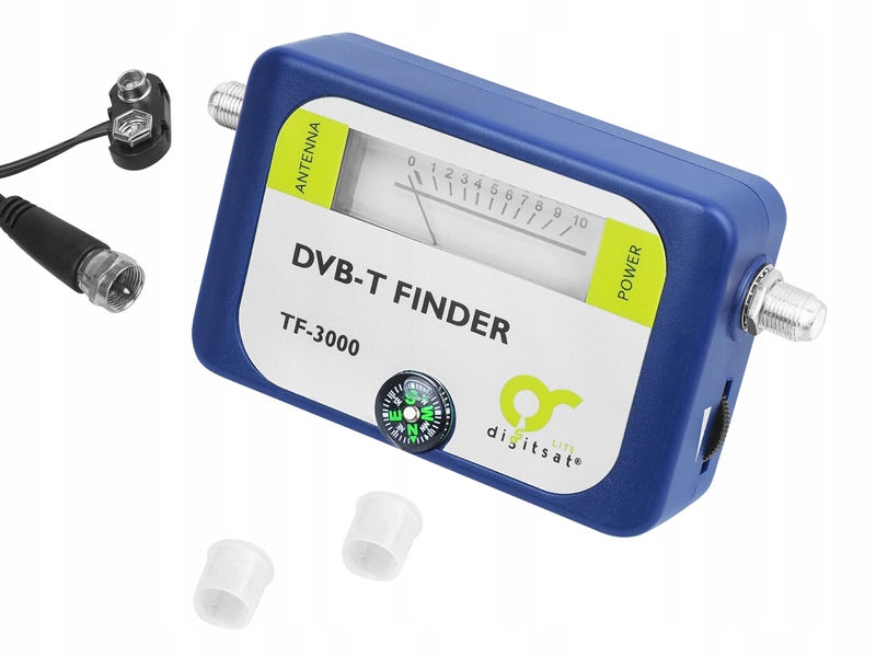 MIERNIK SYGNAŁU DVB-T DIGISAT TF-3000 TV NAZIEMN - 12564437591 ...