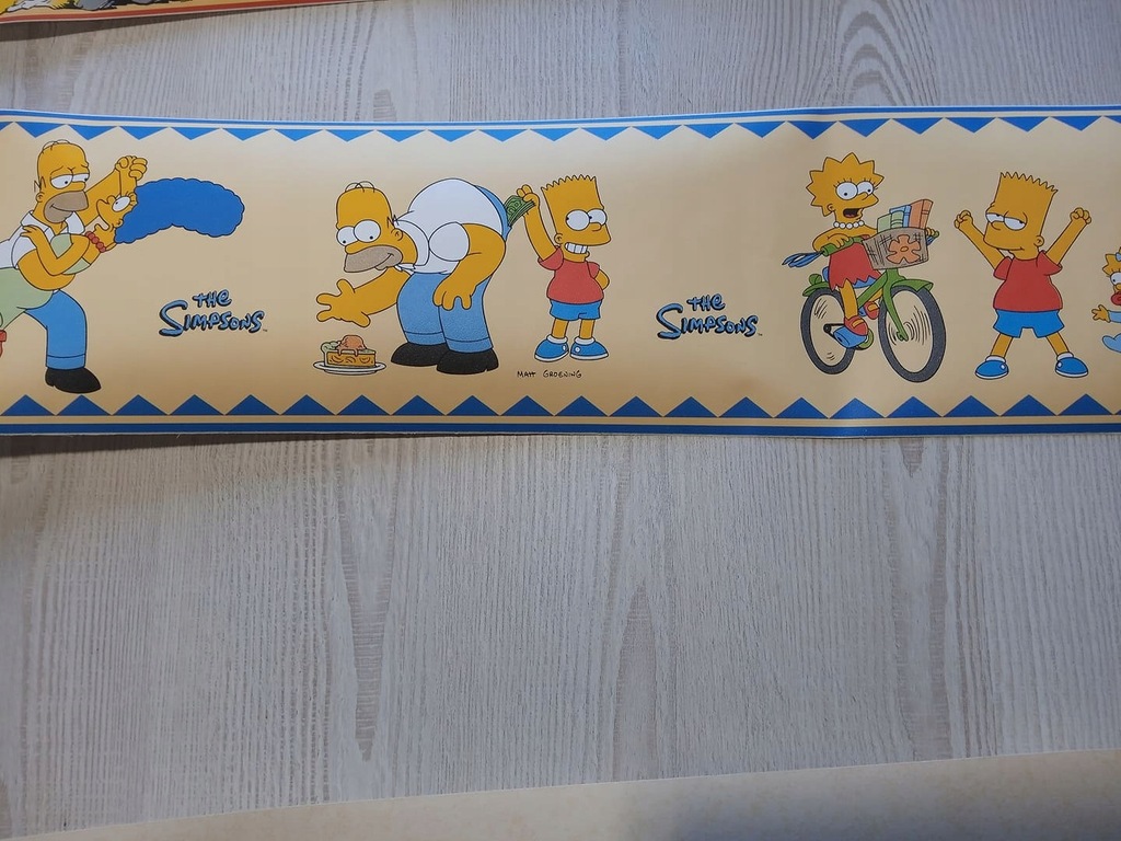 Wyprzedaż! Pasek border kultowa bajka The Simpsons - 11418031146 ...