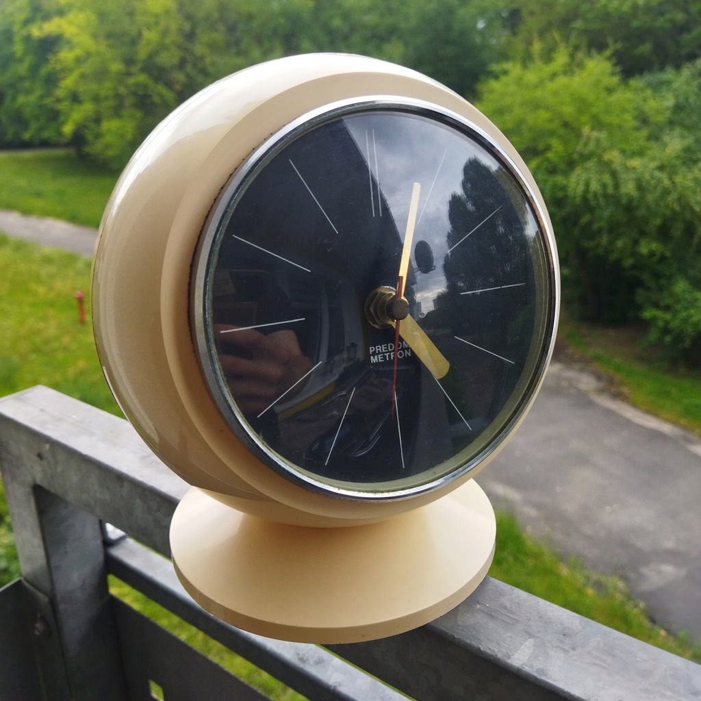 Zegar Predom Metron Kula PRL design typ Z 312-1 - 17674061378 - oficjalne archiwum Allegro