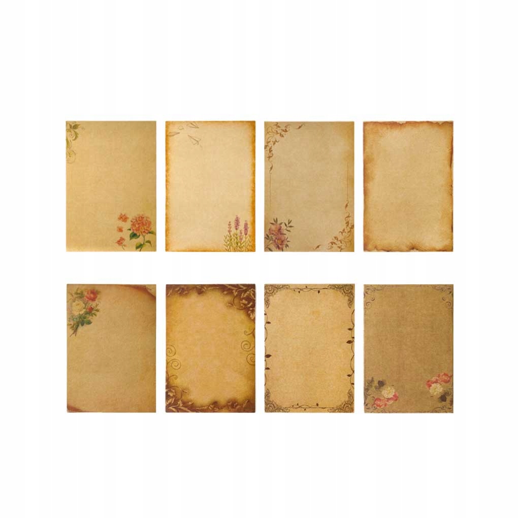 64 sztuki Vintage Letter Papier do pisania Papiery - 13551470205 ...