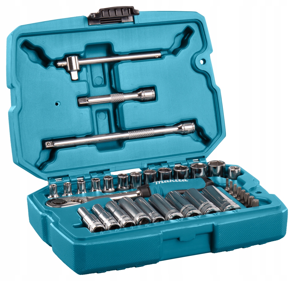 MAKITA B-65567 ZESTAW NASADEK+KLUCZ+GRZECH 34 szt - 10548680429 ...