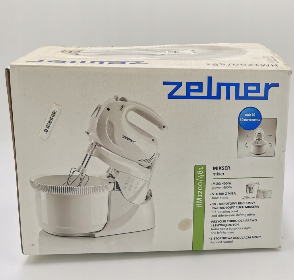 MIKSER ZELMER HM1200/481 OD L02 - 13718122164 - oficjalne archiwum Allegro