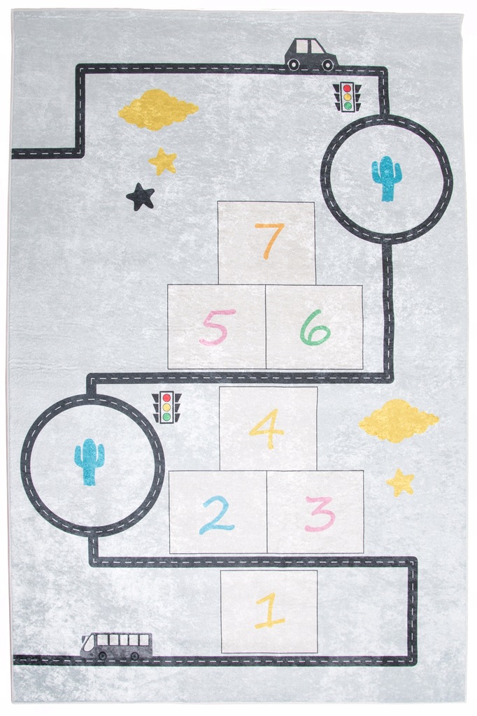 Dywan dla dzieci EMMA 2168 Droga Klasy 160x230 cm - 12767363731 ...