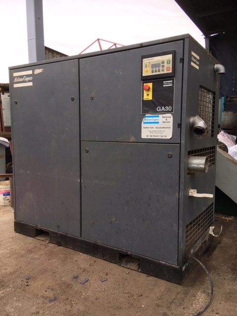 Kompresor śrubowy,sprężarka śrubowa Atlas GA30 - 7668233303 - oficjalne ...