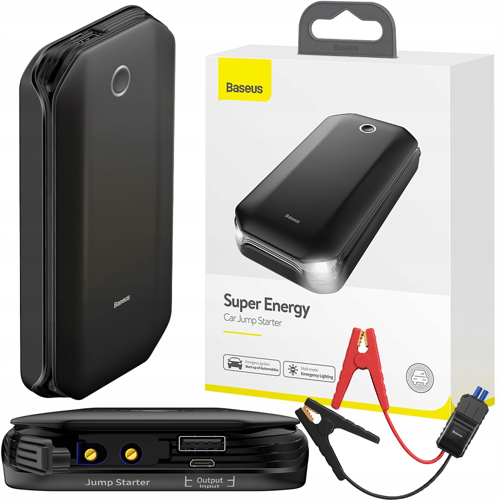 BASEUS POWERBANK BOOSTER STARTER AKUMULATORA AUTA - 11754075139 ...
