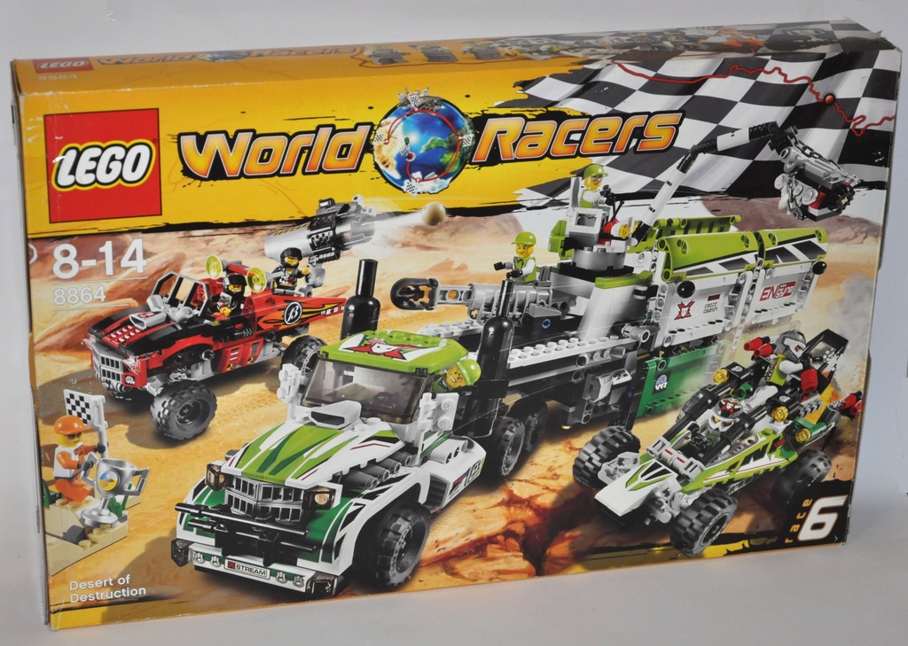Lego World Racers 8864 Pustynia Zniszczenia Unikat - 12106410931 ...